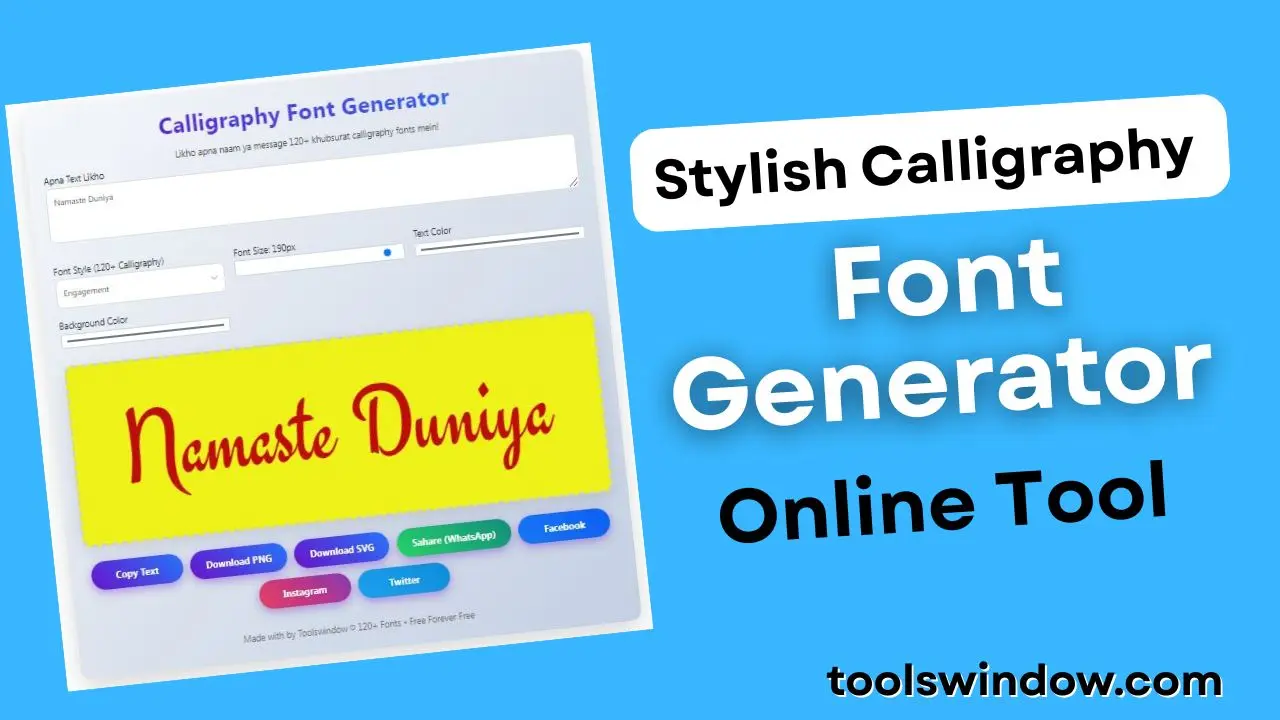 Best Stylish Calligraphy Font Generator (210+ Free Calligraphy Fonts ...